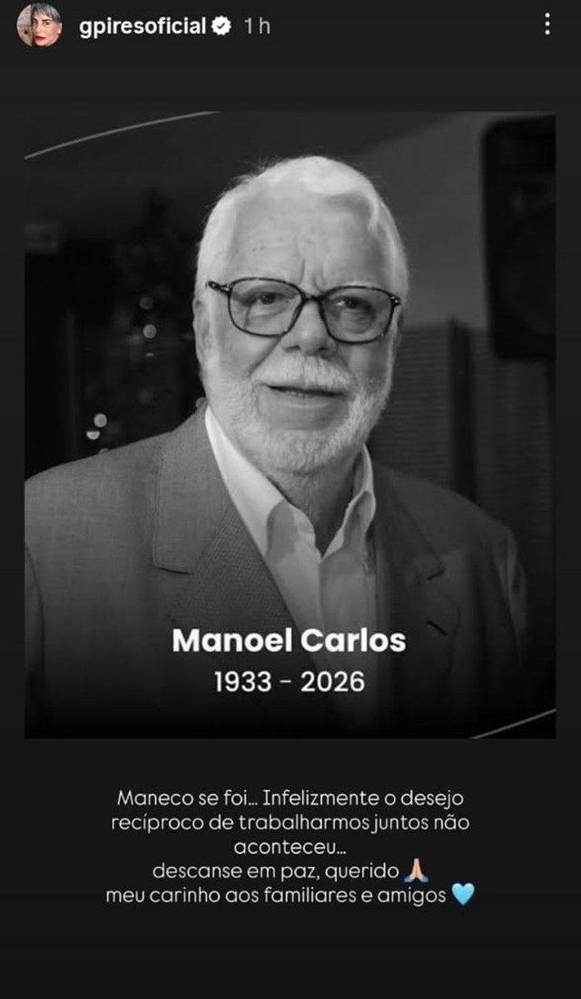 Crônica de Manoel Carlos para Gloria Pires viraliza na web; autor e ...