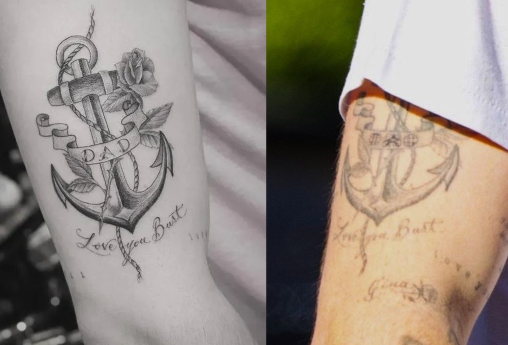 Brooklyn Beckham cobre tatuagem que homenageava o pai, David Beckham ...