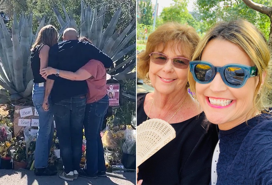 Apresentadora se emociona ao visitar memorial da mãe, desaparecida há ...