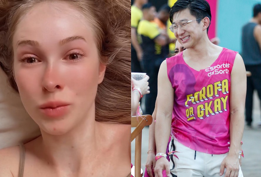 Sammy, mãe do filho de Pyong Lee, chora após ida do ex à Farofa: 'Sou ...