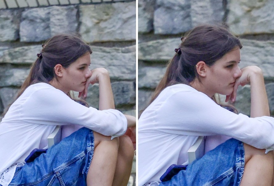 Suri Noelle se muda para faculdade e chora após se despedir da mãe, Katie Holmes