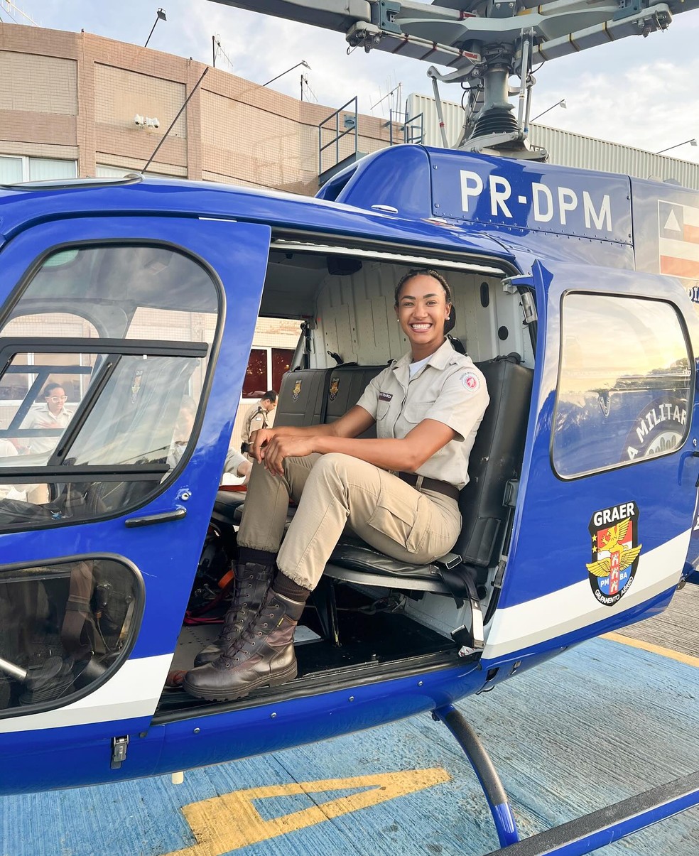 Aline Patriarca, do BBB 25, celebra 3 anos de ingresso na Polícia Militar