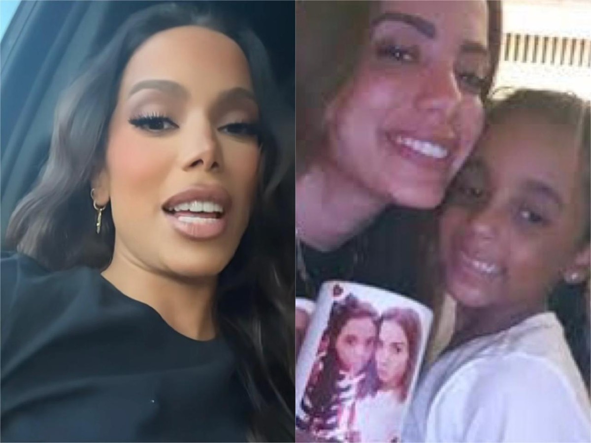 Anitta sobre descoberta de irmão e semelhança com sobrinha: 'Iam pensar ...