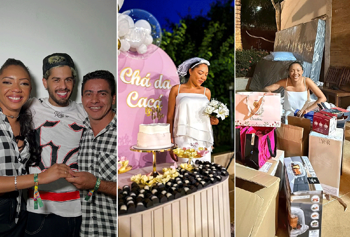 Zé Felipe presenteia babá de Maria Flor com vestido de noiva para o ...