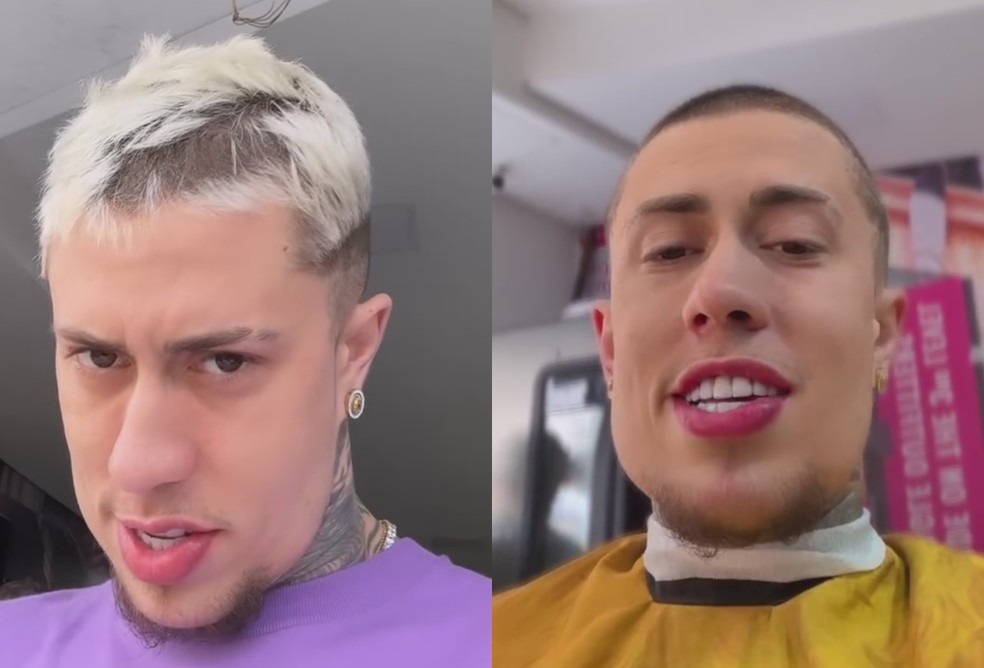 MC Daniel inova visual após sofrer corte químico; confira antes e depois