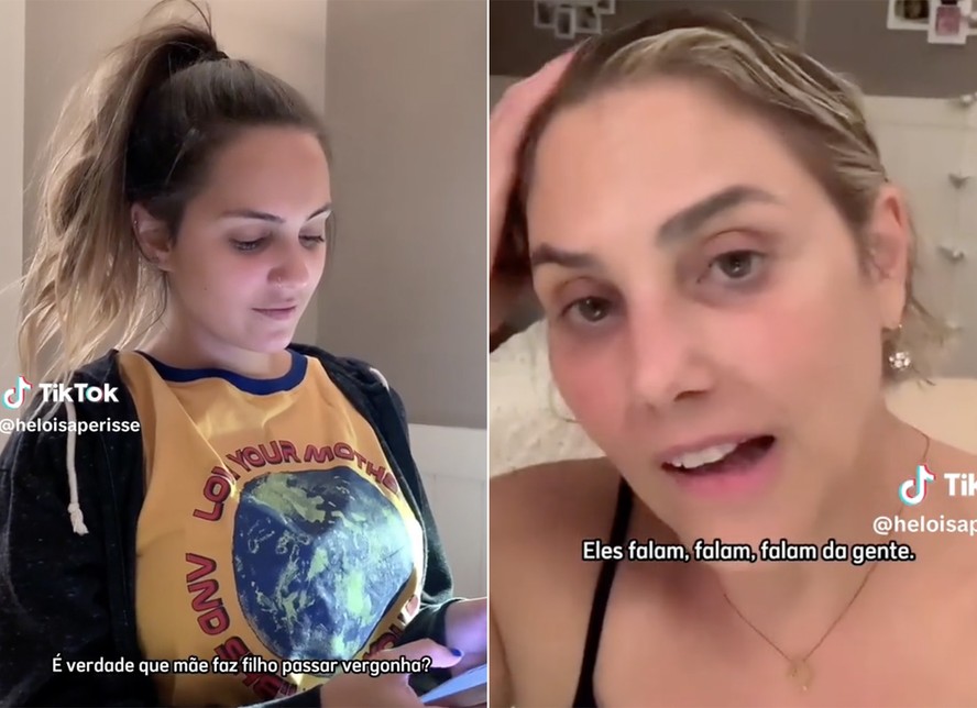 Filha de Heloisa Perissé brinca sobre 'passar vergonha' com a mãe