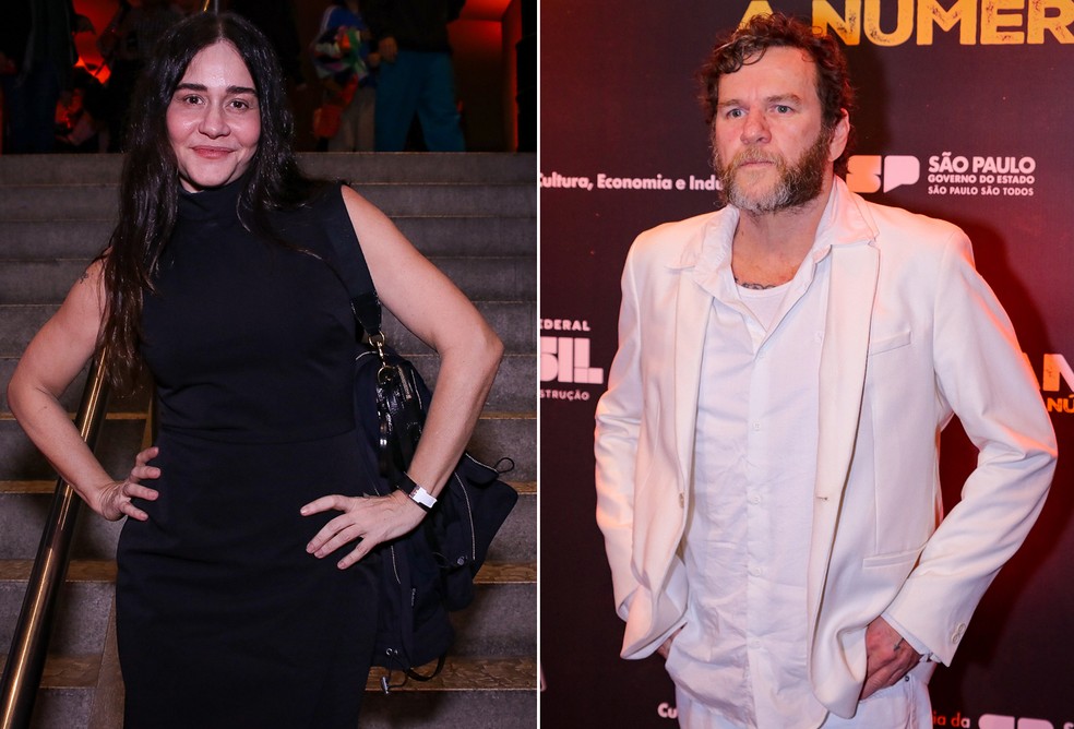 De pretinho básico, Alessandra Negrini faz aparição pública em première