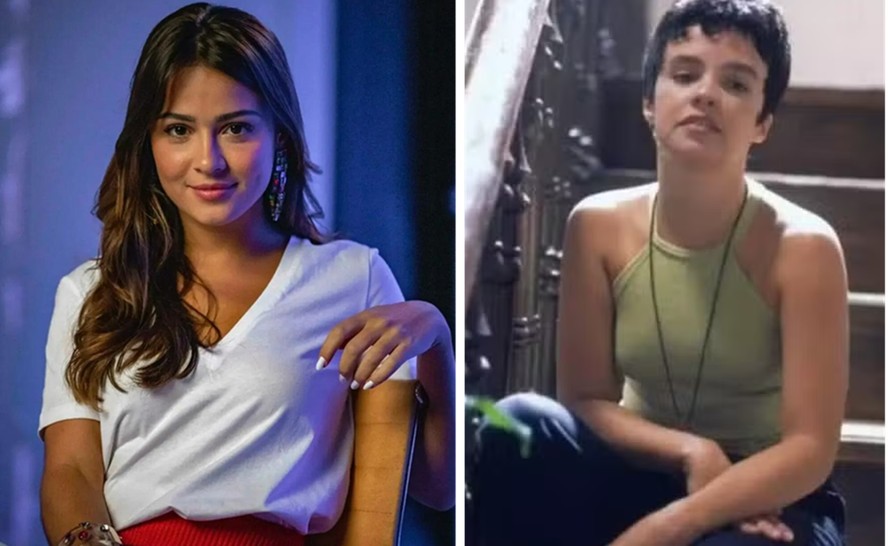 Giullia Buscacio recebe bênção de Luciana Braga para papel em 'Renascer'