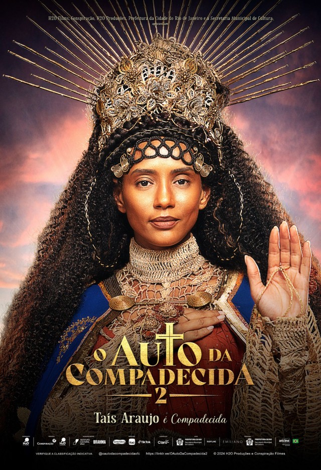 Taís Araujo estrela cartaz oficial de 'O Auto da Compadecida 2'; veja