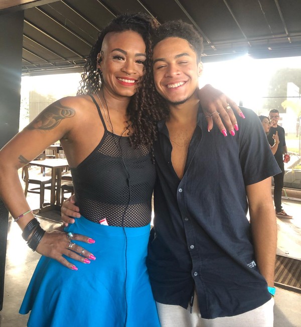 Rainer Cadete e a ex, Lily Alvez, celebram os 16 anos do filho, Pietro