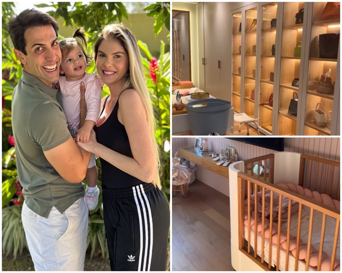 Bárbara Evans faz tour por nova mansão e closet de bolsas impressiona