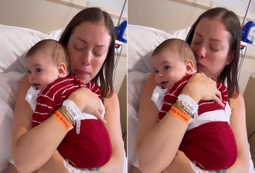 Fabiana Justus mostra vídeo com filho de 5 meses ao descobrir leucemia e que não poderia mais ...