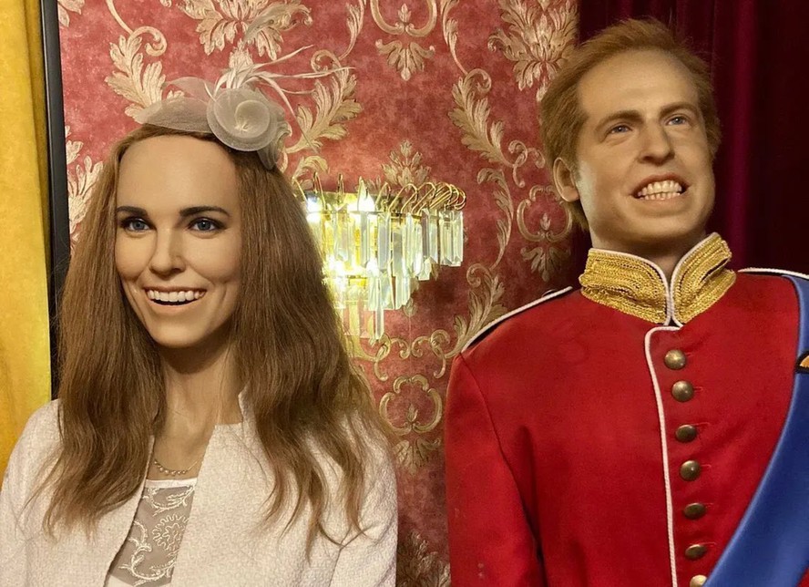 Museu de cera é criticado por estátuas de William e Kate Middleton ...