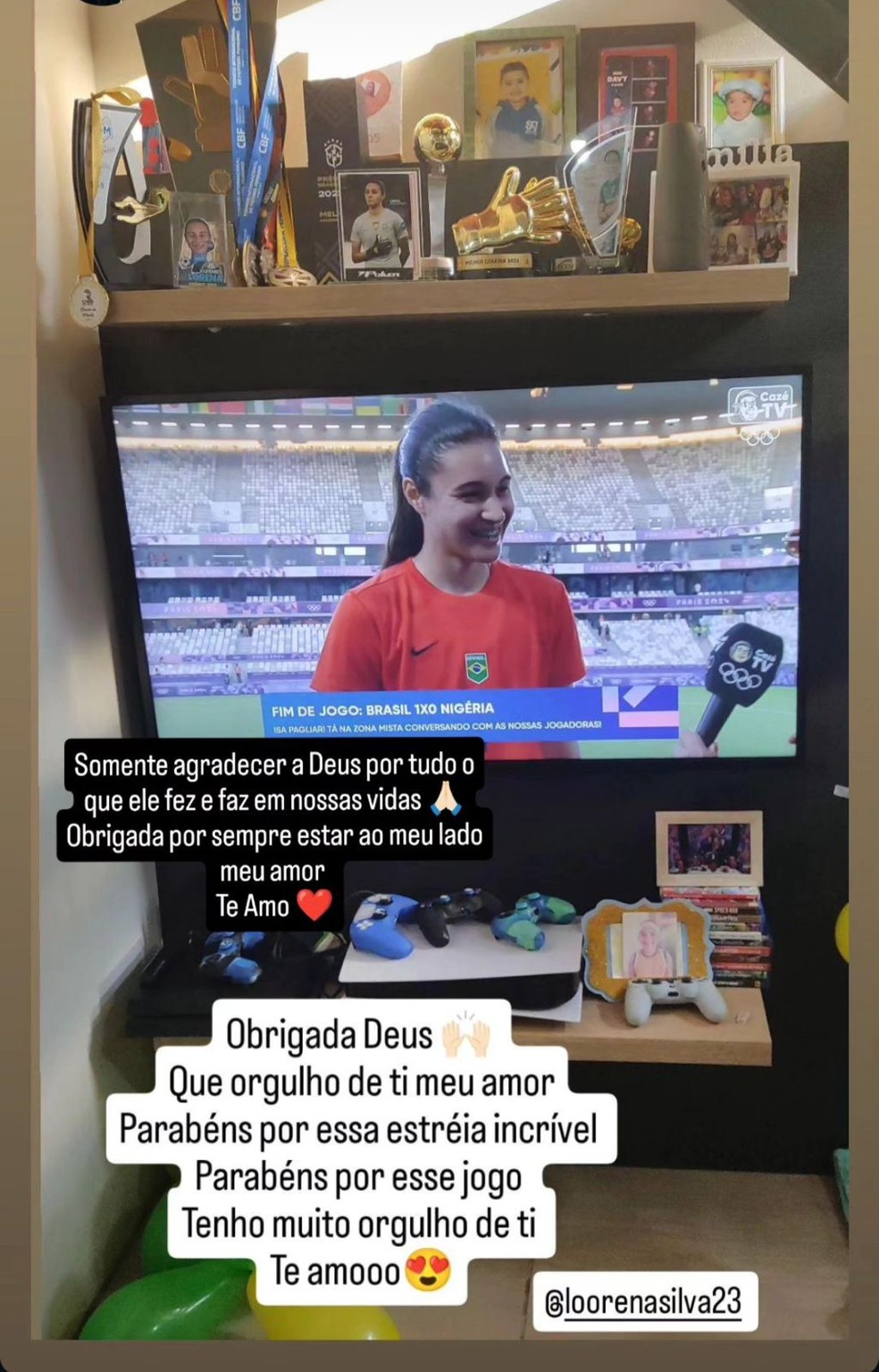 Namorada de Lorena Silva, goleira da seleção de futebol, se declara ...