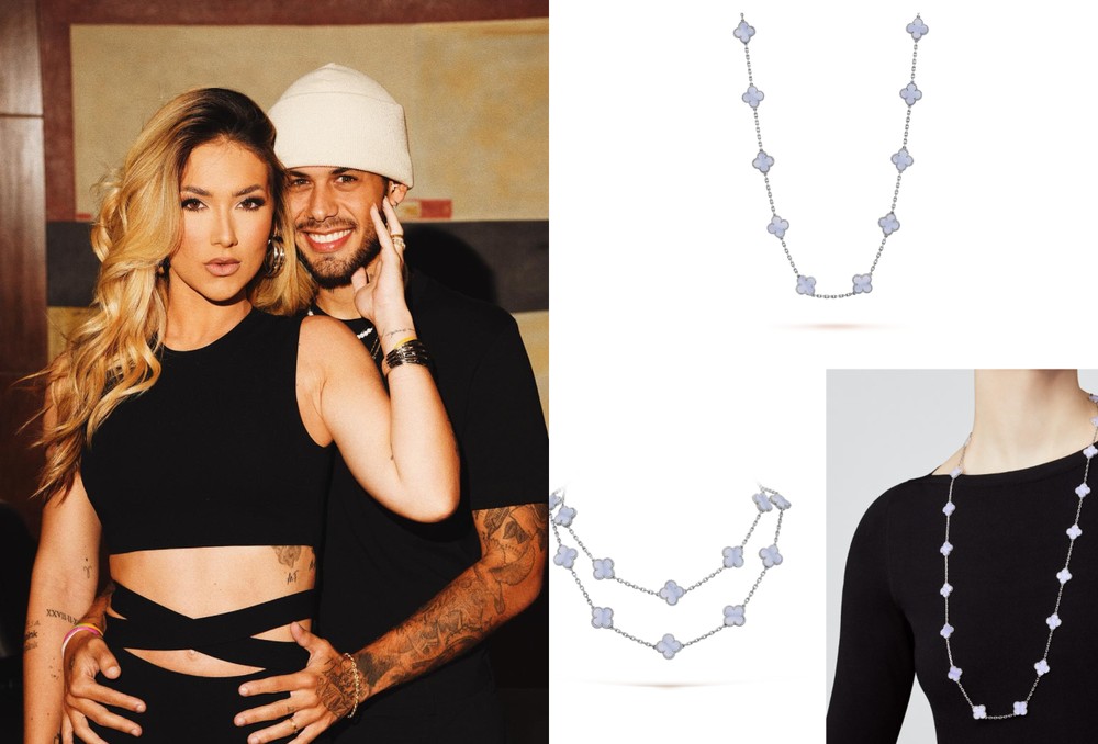 Virginia Fonseca dá colar vintage caro para Zé Felipe; veja a joia e ...