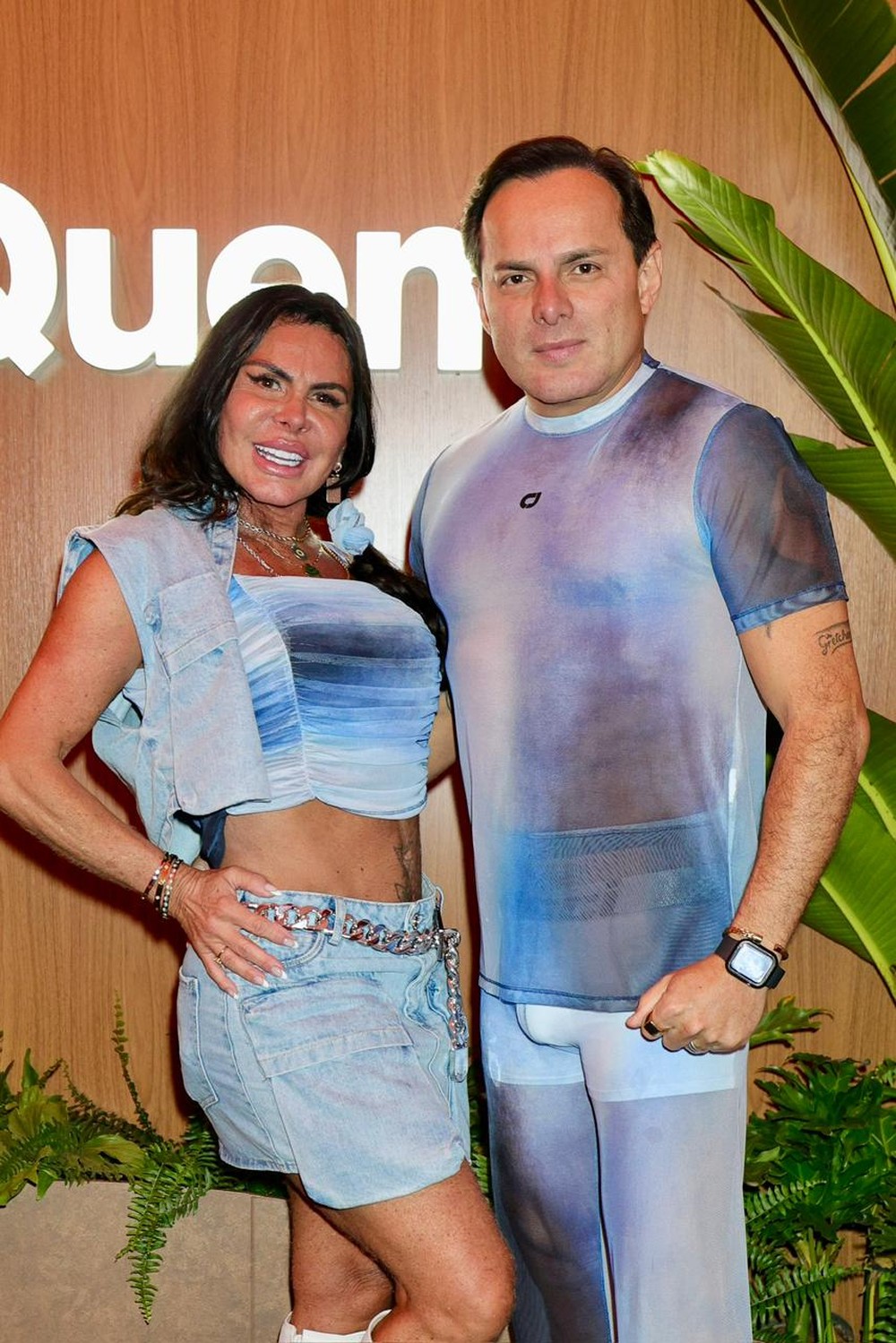 Gretchen e Esdras combinam look para Rock in Rio, e mostram ansiedade ...