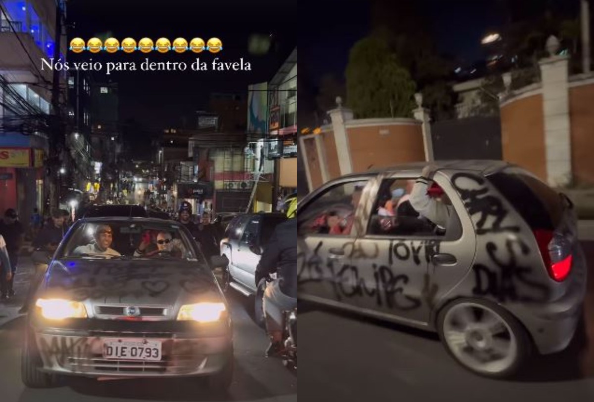 MC Daniel e MC Ryan arrastam multidão de fãs durante passeio na favela ...