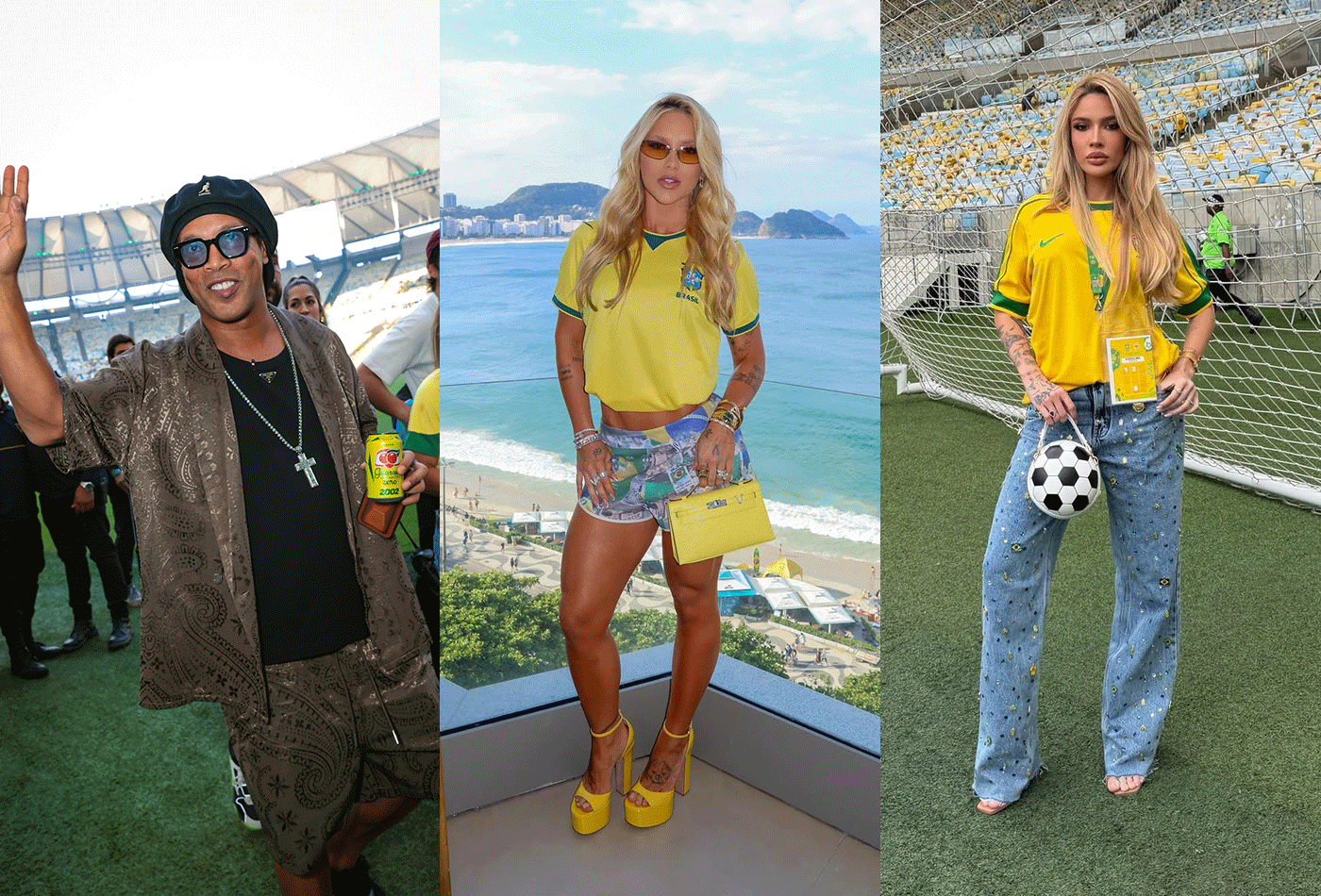 Famosos assistem amistoso da Seleção Brasileira no Maracanã