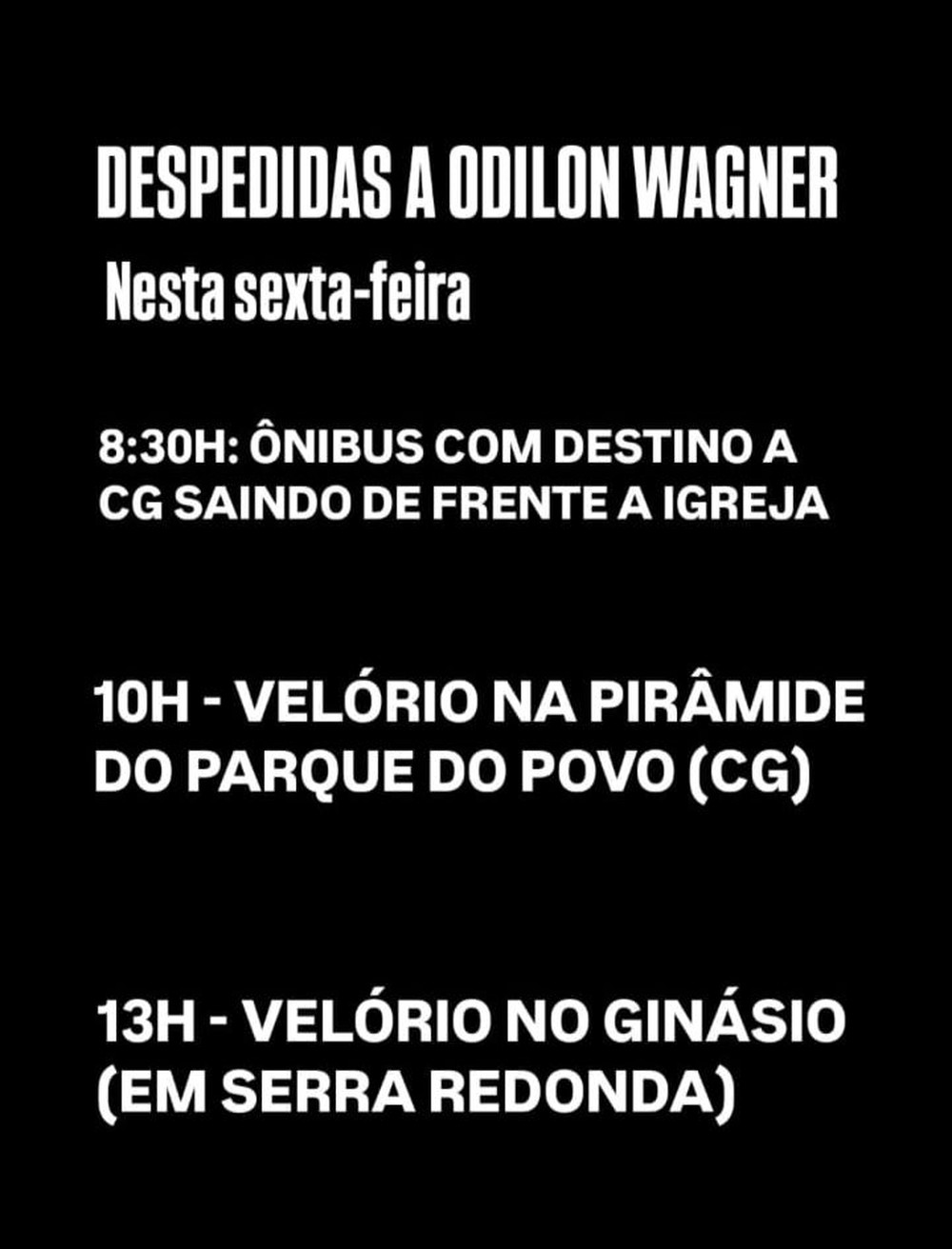 Odilon Wagner, que morreu aos 24 anos, ganhará homenagem de São João de ...