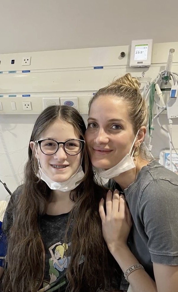 Schynaider Moura celebra 3 anos do transplante cardíaco da filha