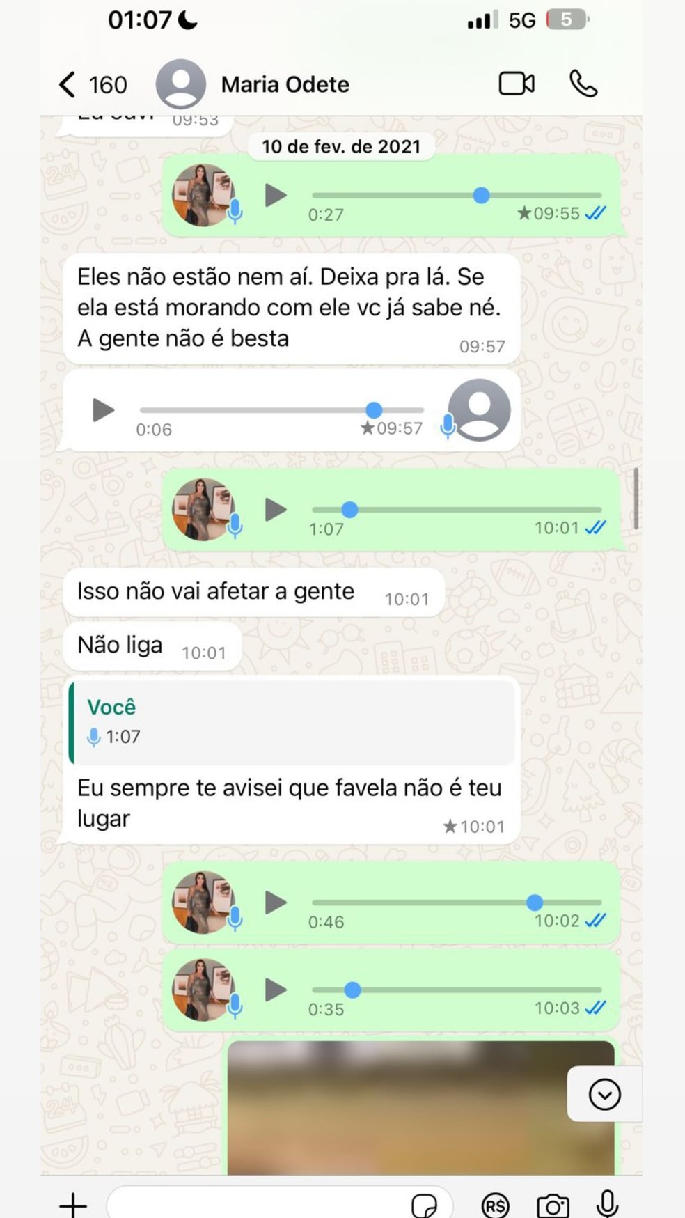 Jenny Miranda expõe suposta troca de mensagens com Gretchen em meio a ...