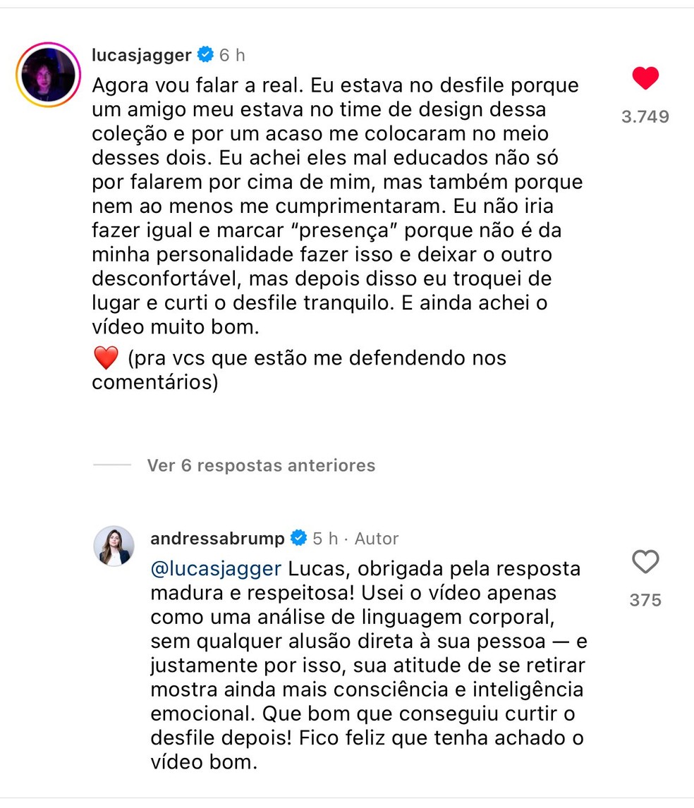 Lucas Jagger rebate crítica sobre postura em vídeo com Can Yaman e ...