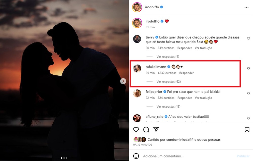 Sertanejo Rodolffo assume nova namorada com foto romântica, e ex-mulher ...