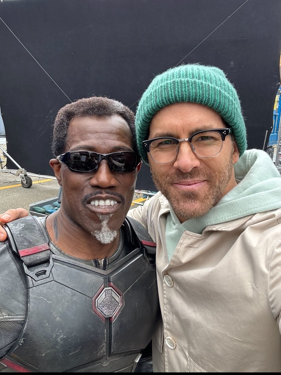 Ryan Reynolds e Wesley Snipes — Foto: Reprodução | X
