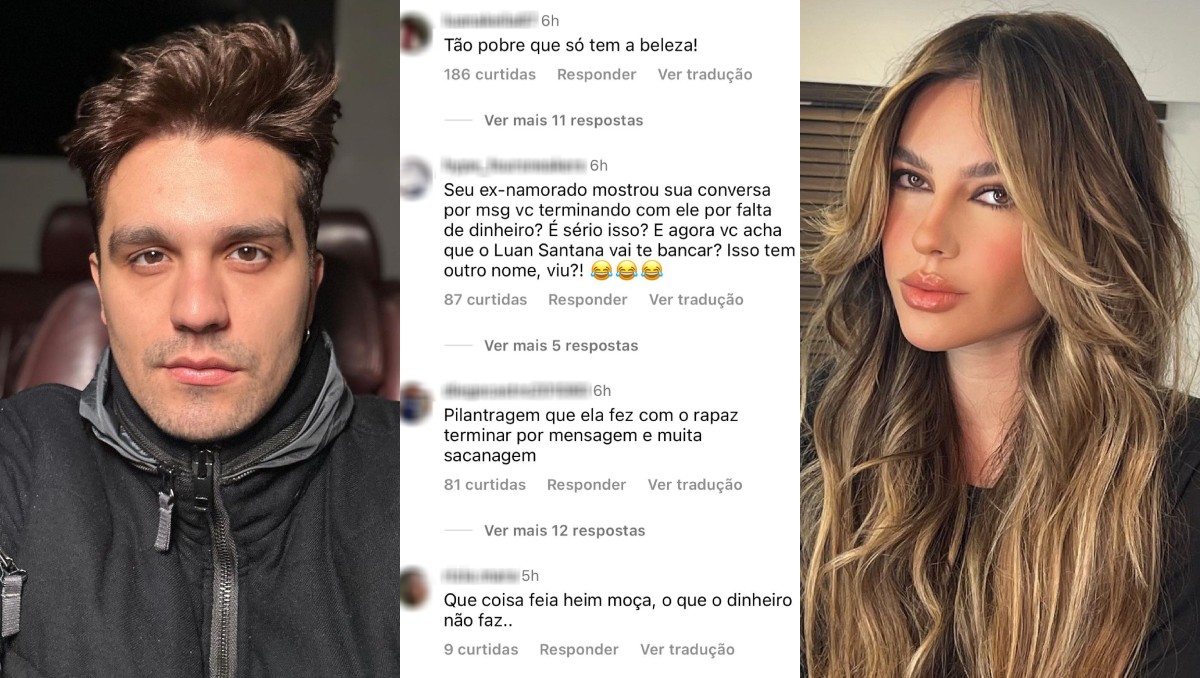 Novo affair de Luan Santana tem perfil invadido por críticas: 'Caráter ...
