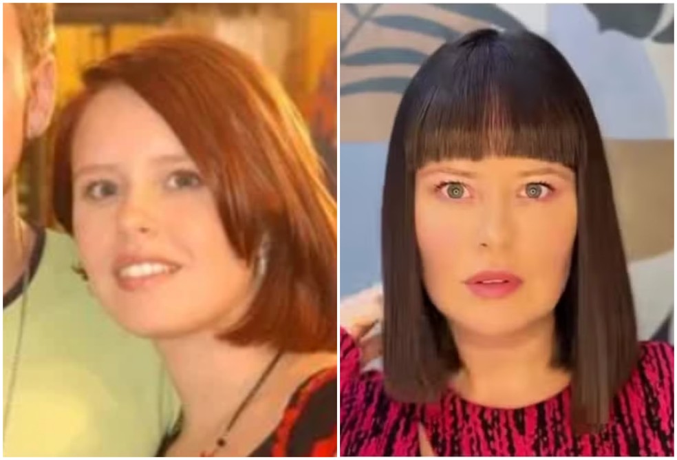 Mariana Bridi aos 20 anos em 'Malhação' e atualmente — Foto: Divulgação ...