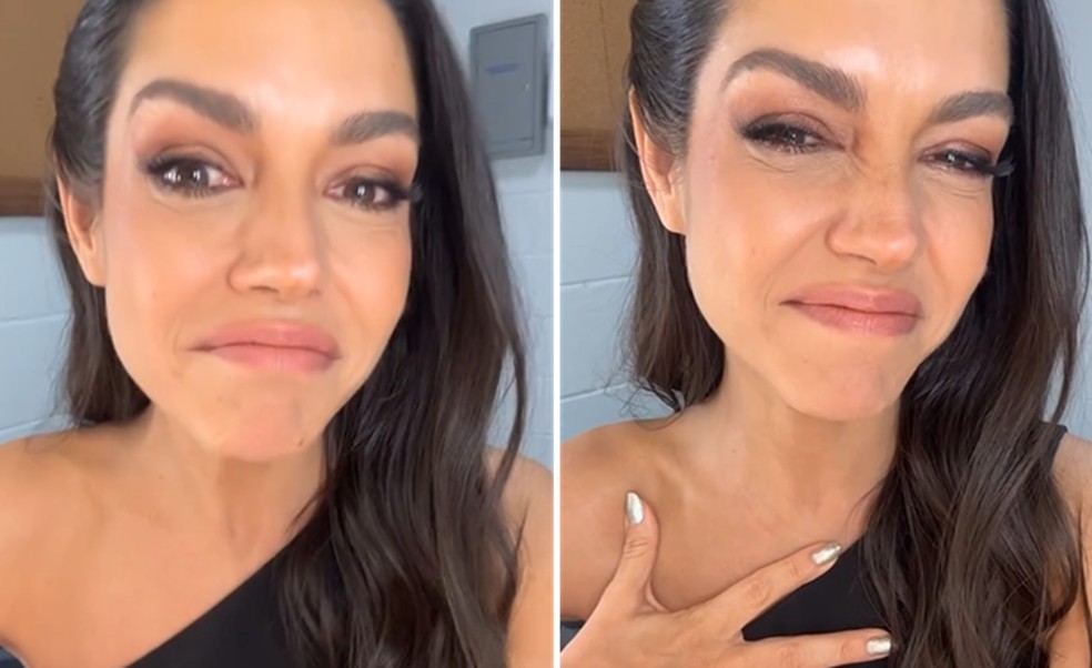 Thais Fersoza se emociona e chora ao fazer balanço de trabalho no BBB 24