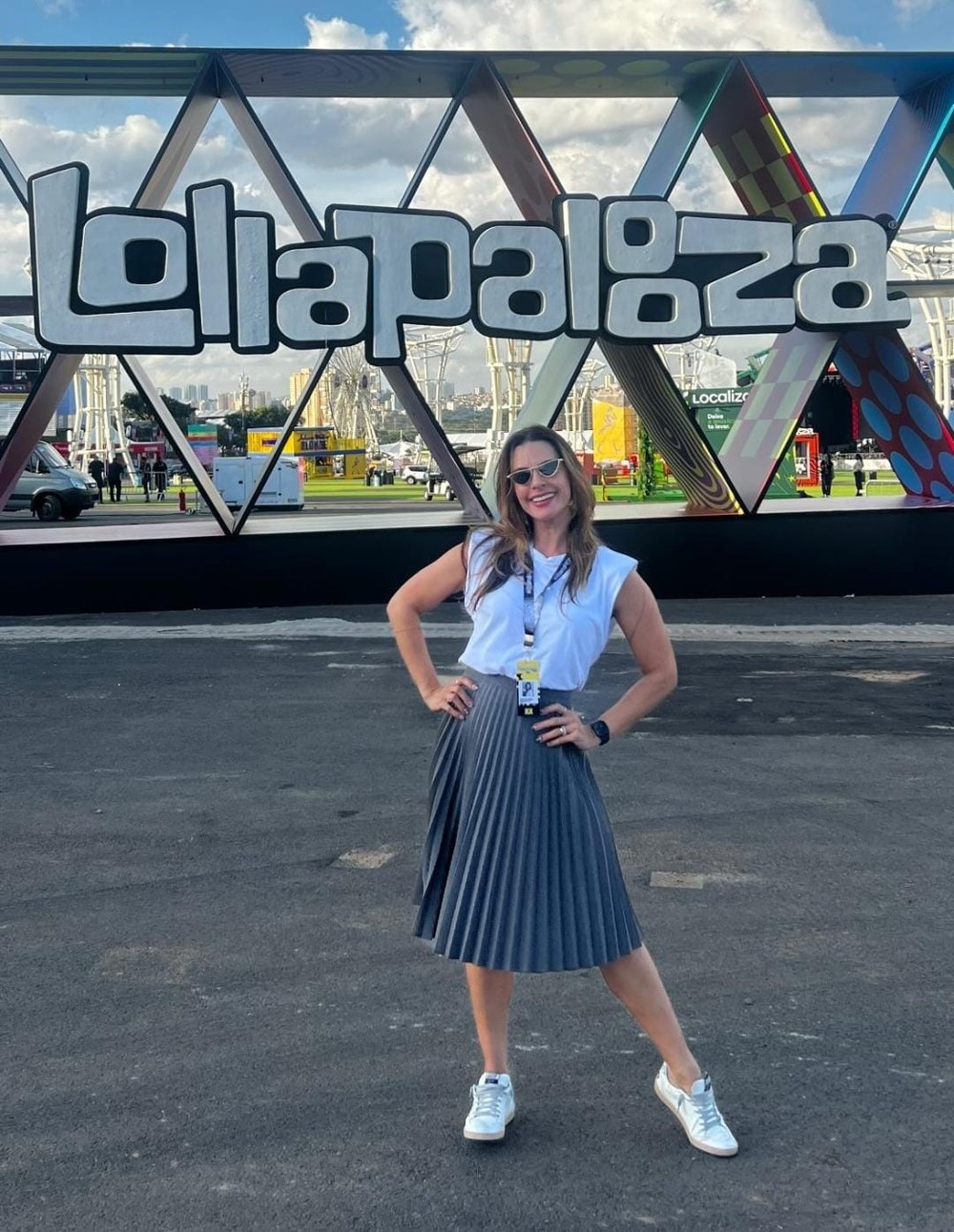 Livia Rossy conta detalhes da rotina durante o Lollapalooza