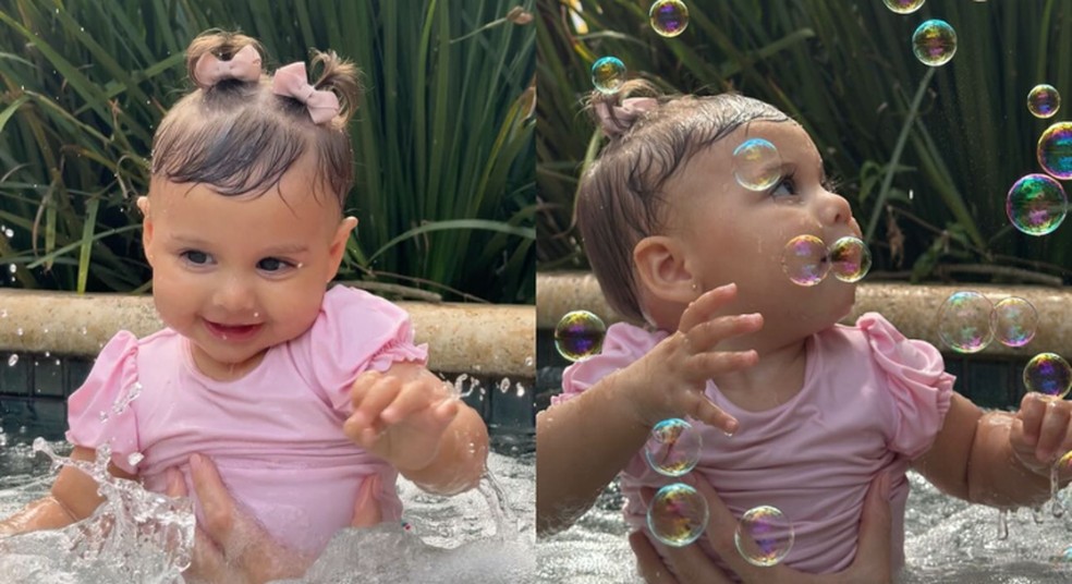 Alerta fofura! Amanda Kimberlly mostra Helena, sua filha com Neymar ...
