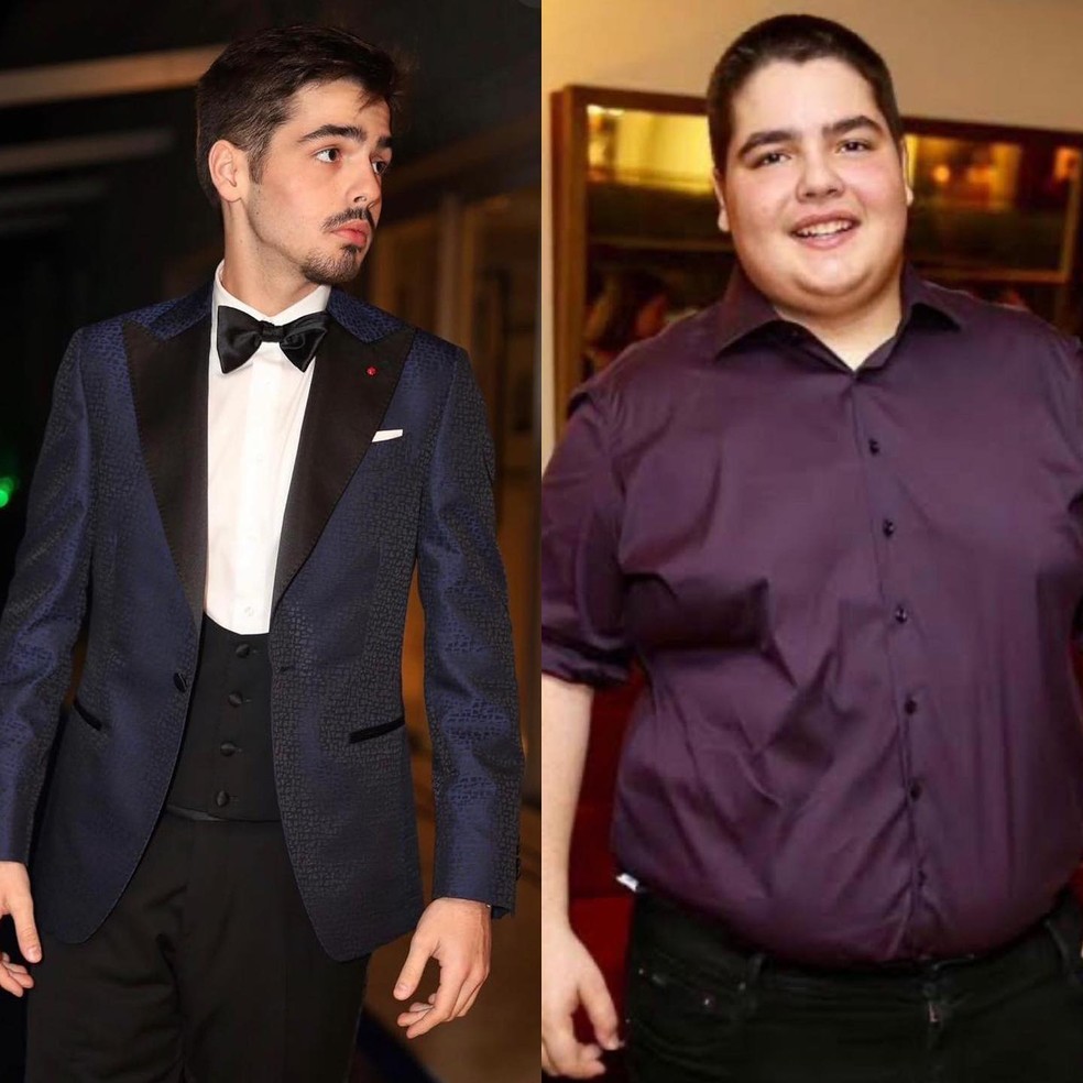 João Silva, filho de Faustão, mostra antes e depois de perder 75 kg ...
