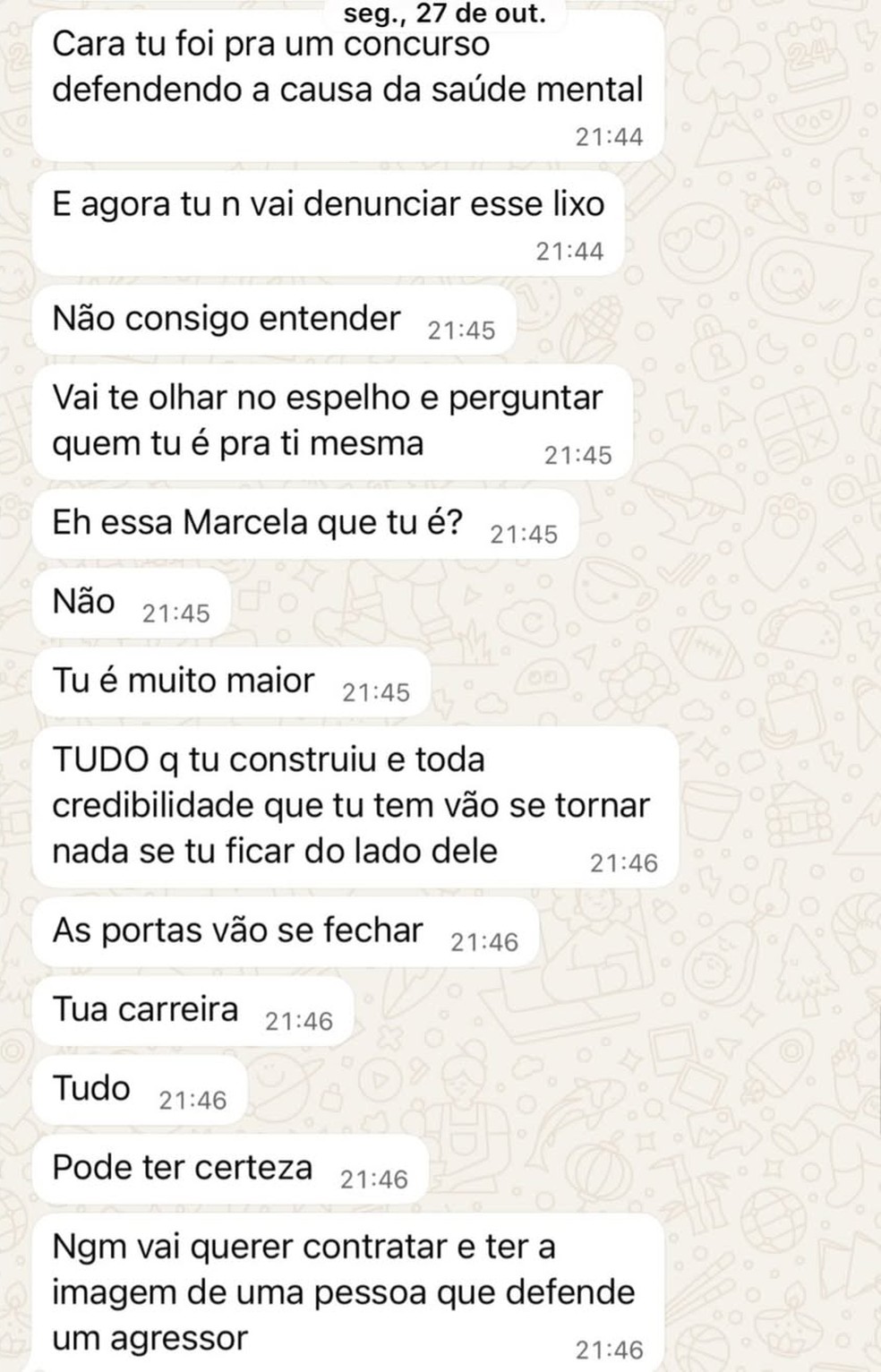 Ex de Dado Dolabella, Marcela Tomaszewski divulga prints e diz que ...