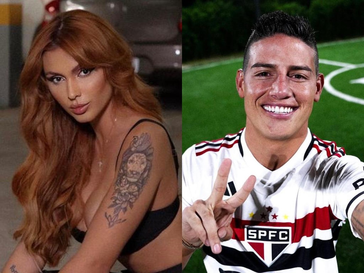Fernanda Campos mostra mensagens de James Rodríguez e avalia possibilidade de affair
