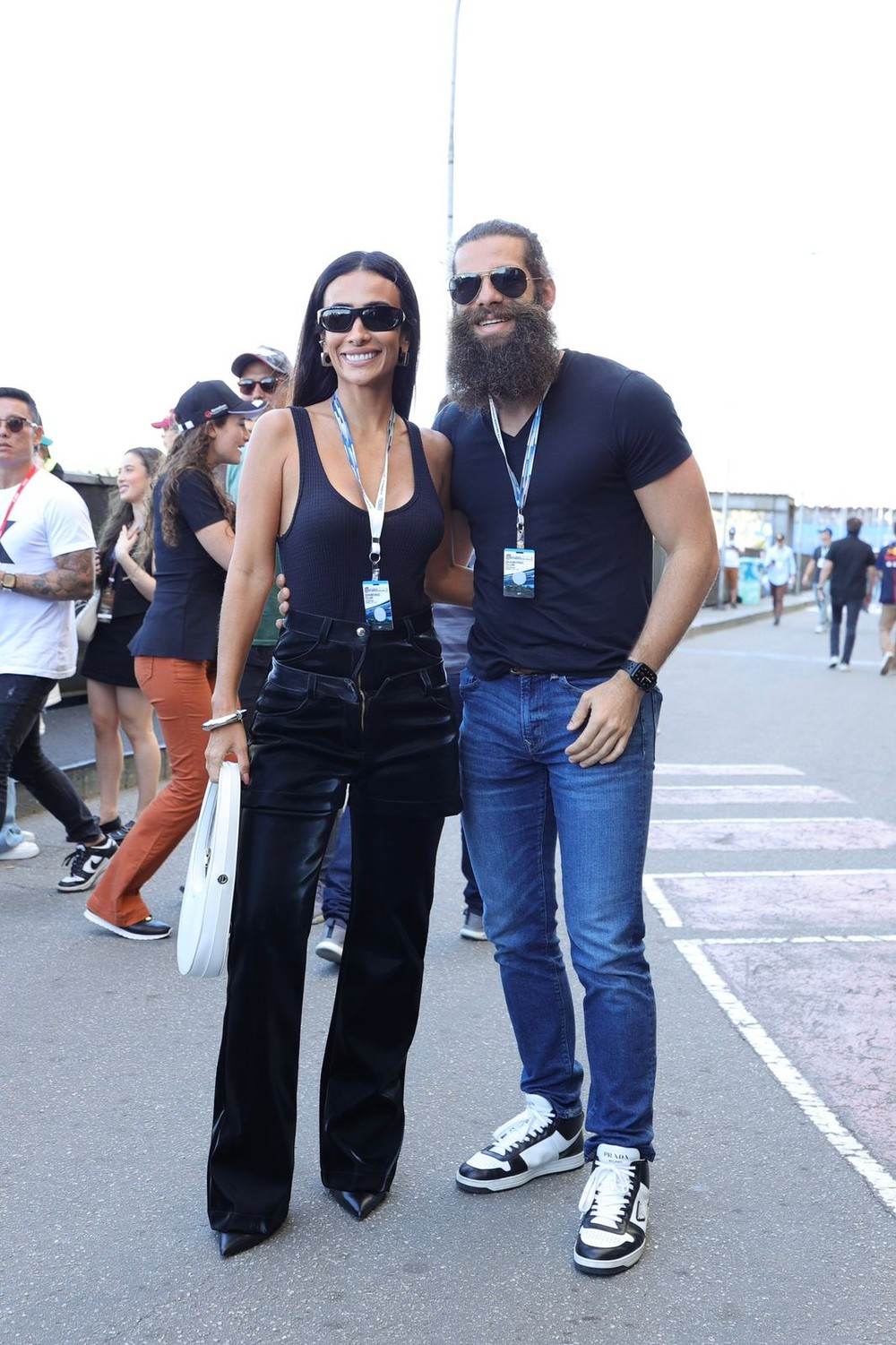 Huck, Marquezine, Cauã, Sasha e mais famosos vão ao GP de Fórmula 1, em SP