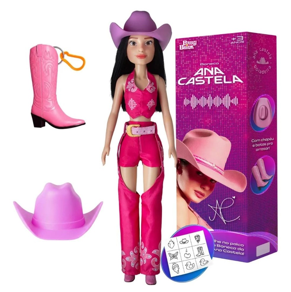 Ana Castela lança boneca de quase R$ 300 inspirada em seu visual; confira