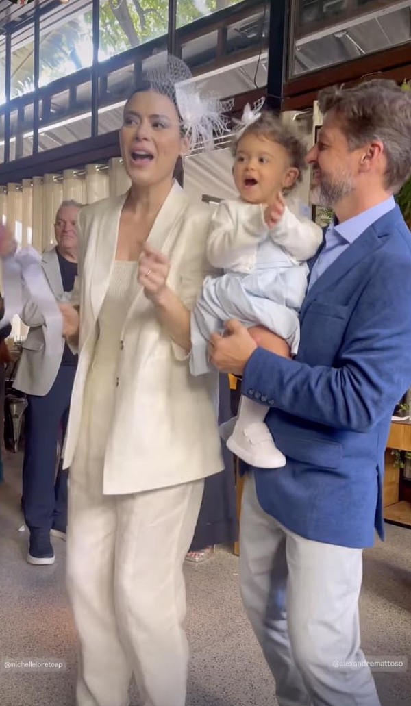 Michelle Loreto, do 'Bem Estar', se casa com diretor-geral do 'Encontro'