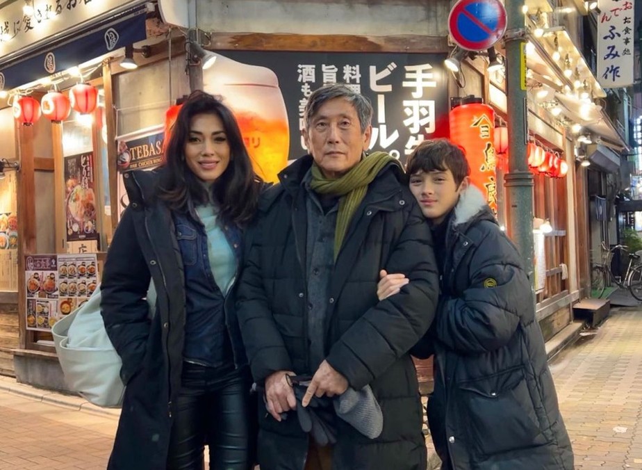 Danni Suzuki realiza sonho do pai, de 77 anos, de conhecer o Japão ...