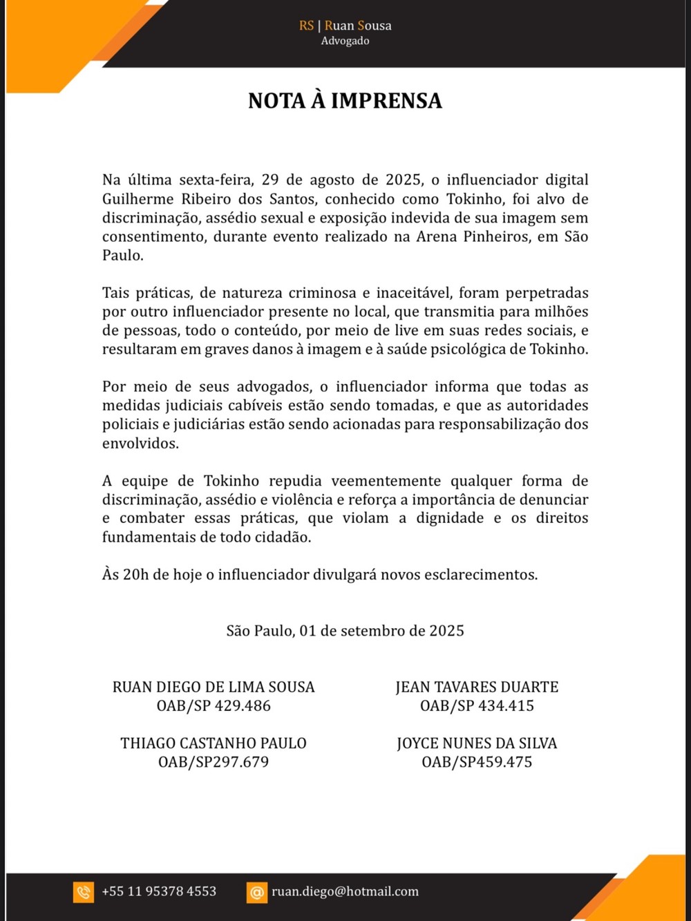 Tokinho processa influenciador após comentários capacitistas e assédio ...