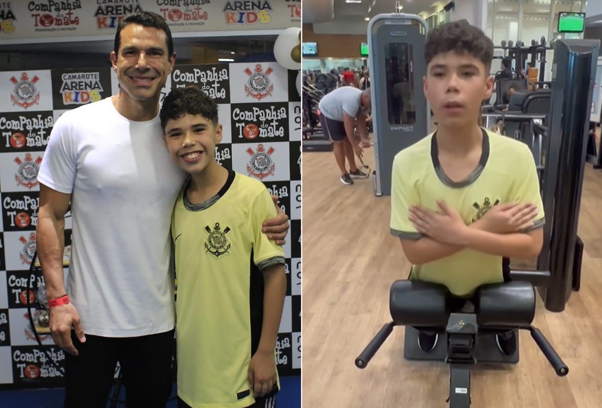 Marcus Buaiz treina com José Marcus, filho mais velho com Wanessa ...