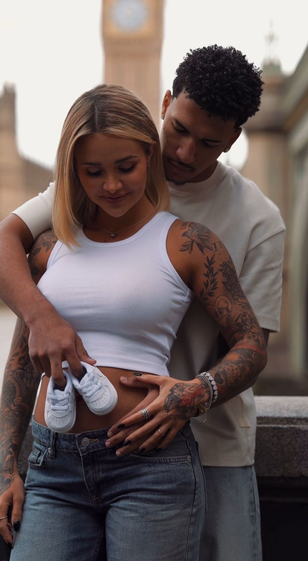 Influencer Bruna Rotta anuncia que espera primeiro filho com o jogador ...