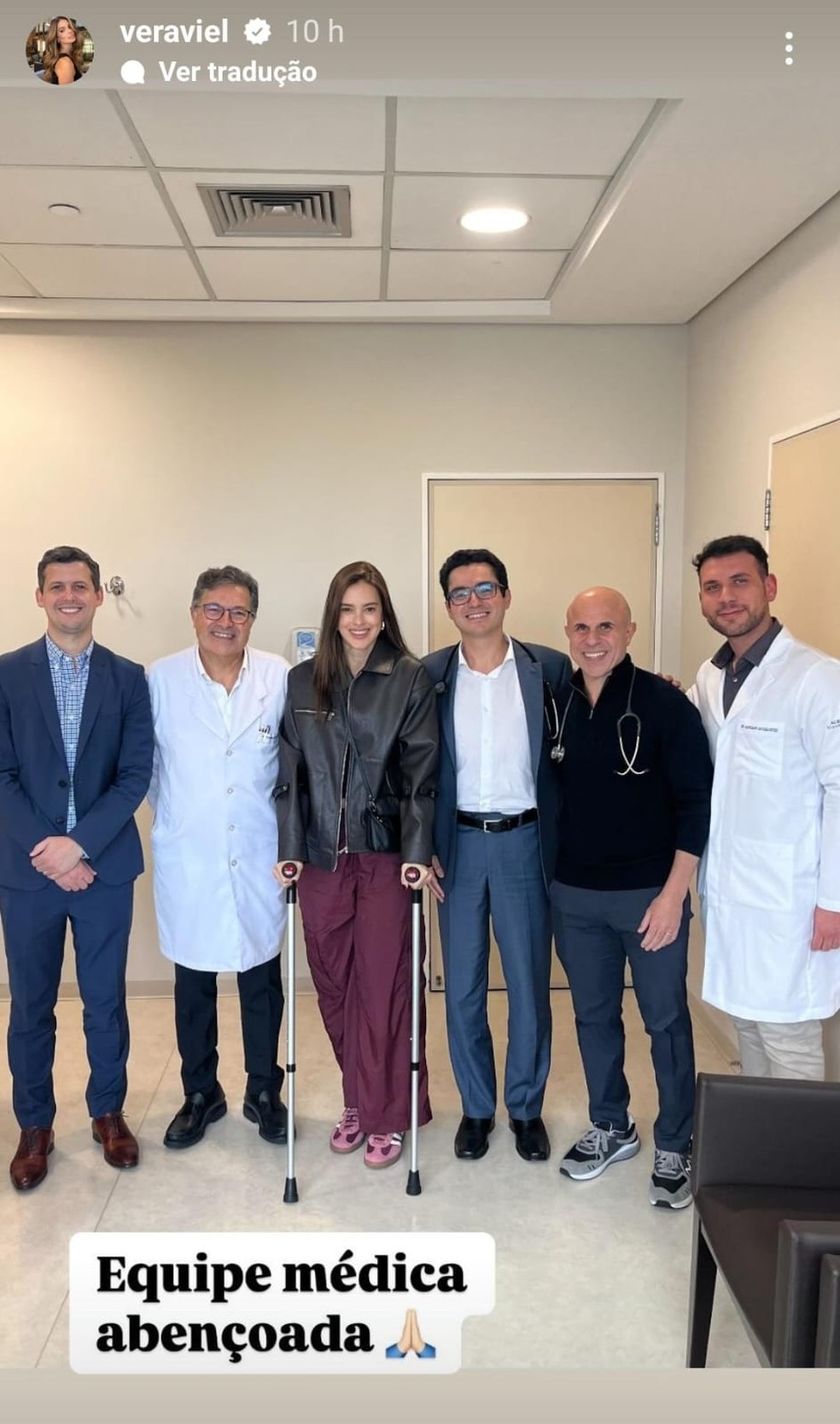 Vera Viel retira curativos em primeiro retorno após cirurgia para ...