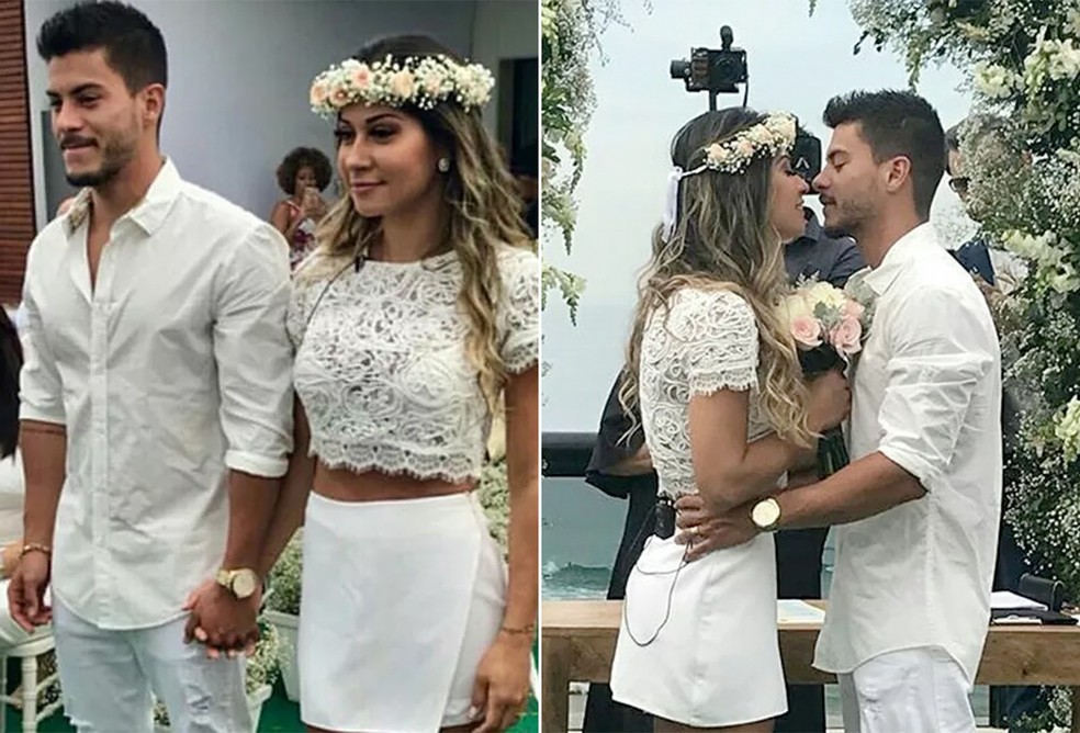 De Maíra Cardi a Zezé, relembre famosos que fizeram casamento surpresa