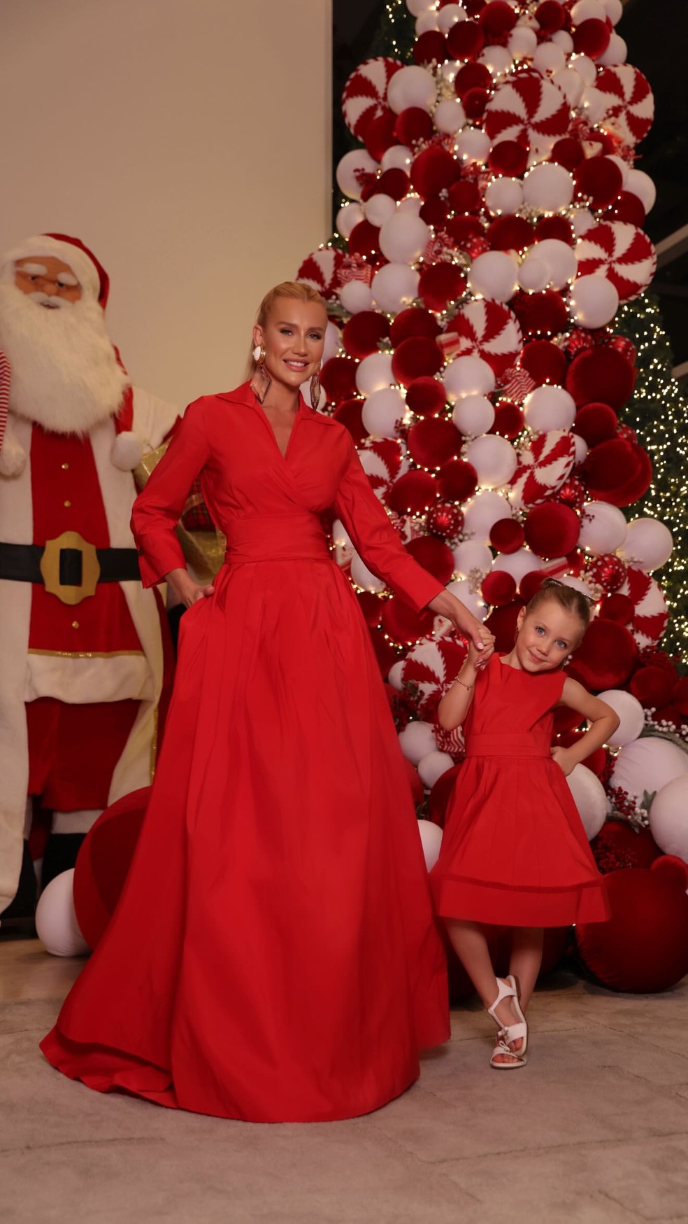 Ana Paula Siebert exibe luxuosa decoração de Natal da mansão provisória ...