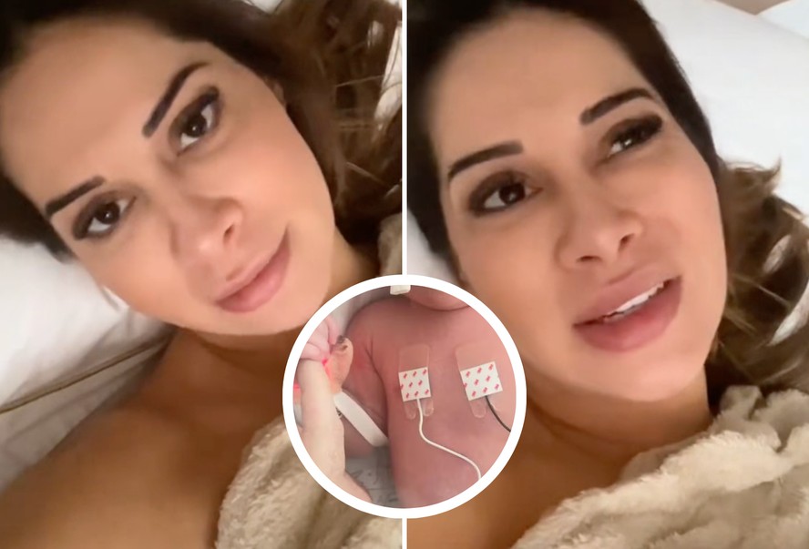 Maíra Cardi relata momentos de tensão após nascimento da filha: 'Fui me ...