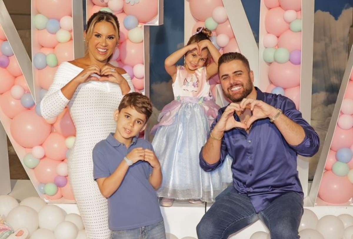 Natália Toscano e Zé Neto celebram os 4 anos da filha com festa de ...