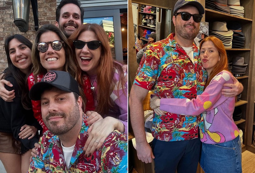 Dani Calabresa curte viagem para a Disney com o marido e Danilo Gentili ...