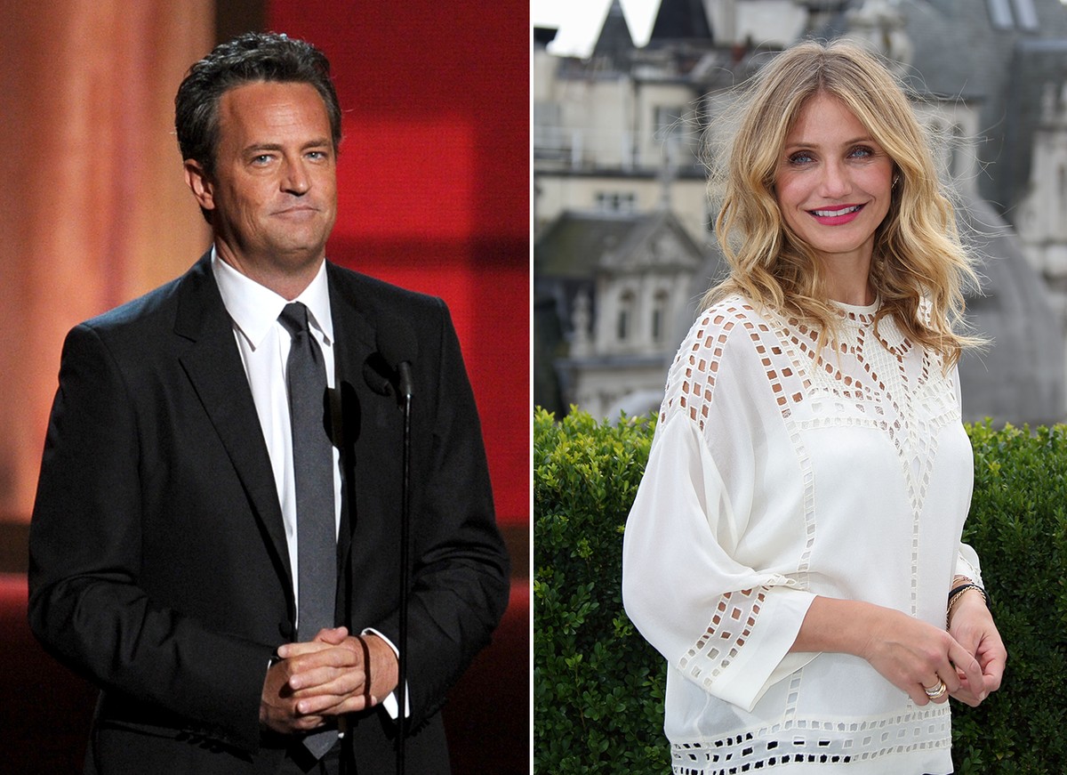 Matthew Perry relembra soco no rosto que tomou de Cameron Diaz em jantar